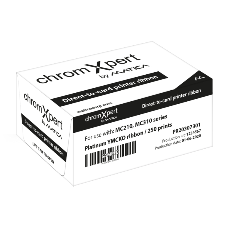 Ruban monochrome pour Matica MC110/210/310 - 600 faces