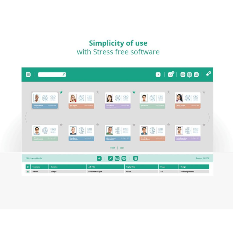 Logiciel de création et de gestion de badges EASY BADGE Lite