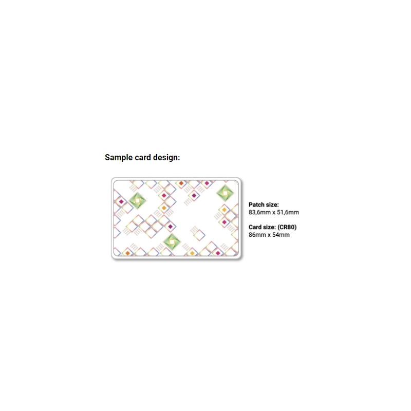 Film Lamination pour imprimante XID8-Series, 1.0 mil Holographic Patch ...