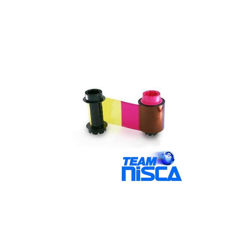 7710004NRB23 - Ruban couleur YMCK UV retransfert Nisca PR-C201